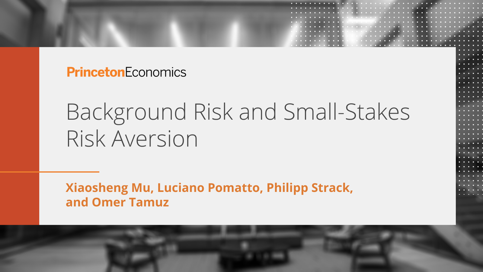 Background Risk and Small-Stakes Risk Aversion