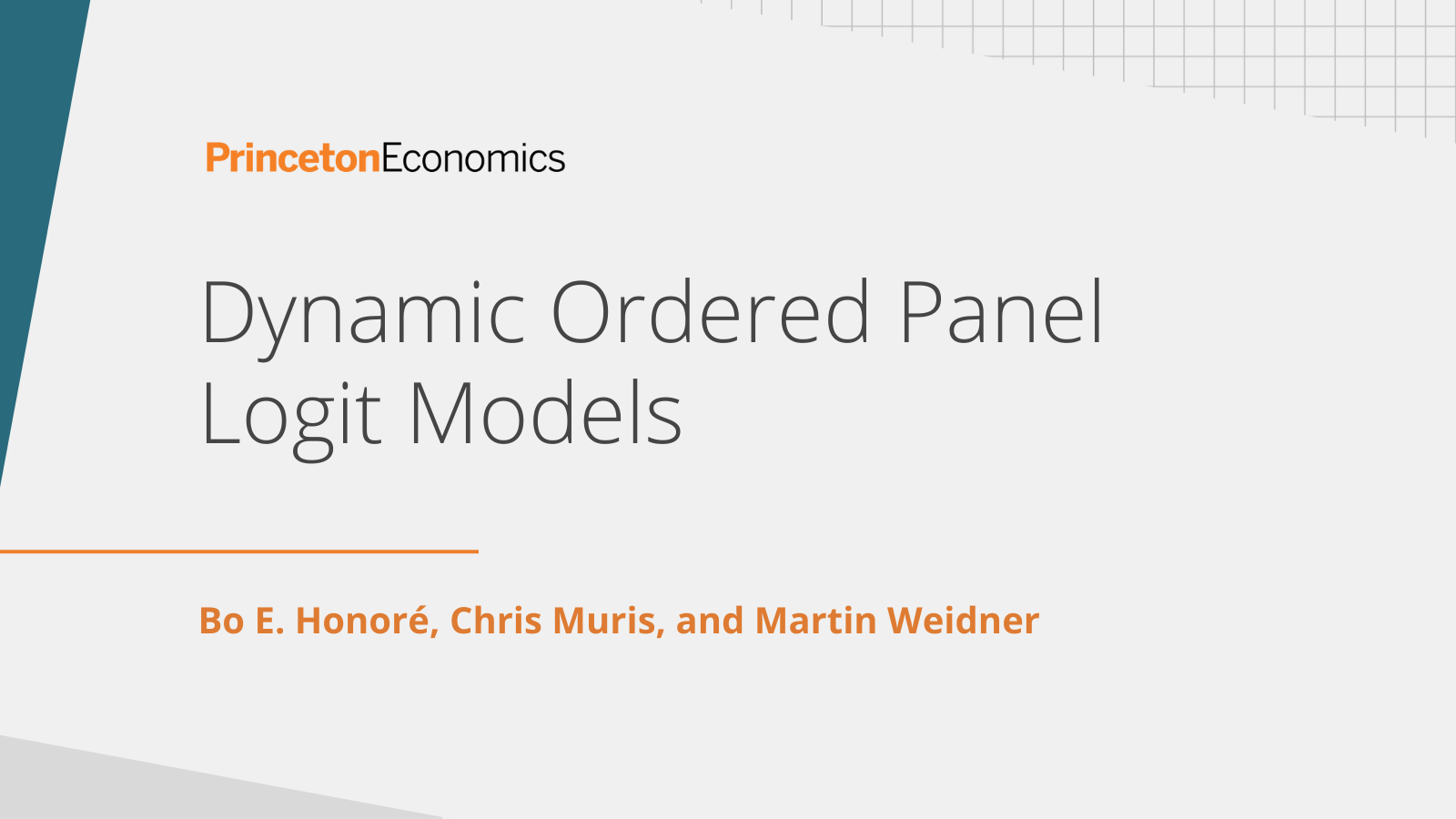 Dynamic Ordered Panel Logit Models