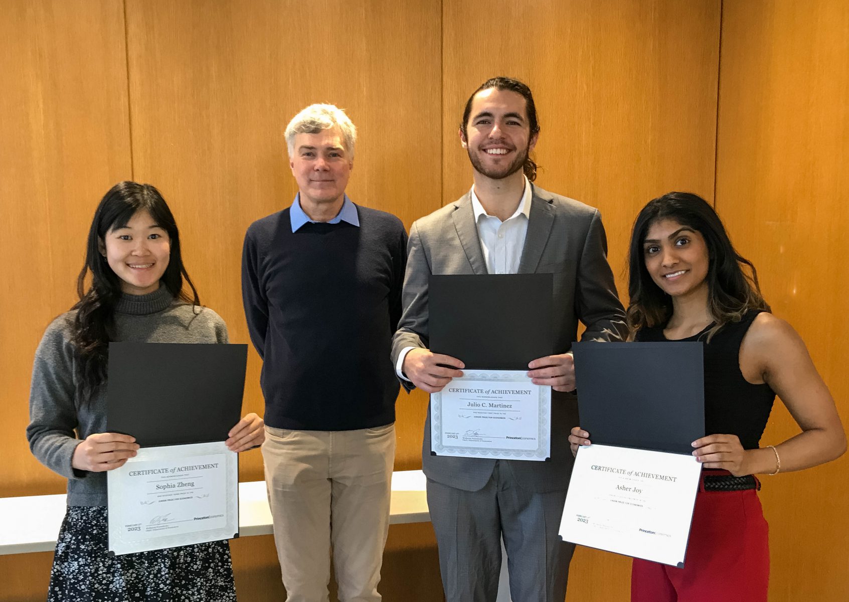 Junior Prizes - Princeton University - Department of Economics